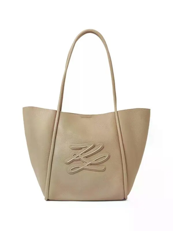 Karl Lagerfeld Medium K/autograph Tote Bag - Neutrals