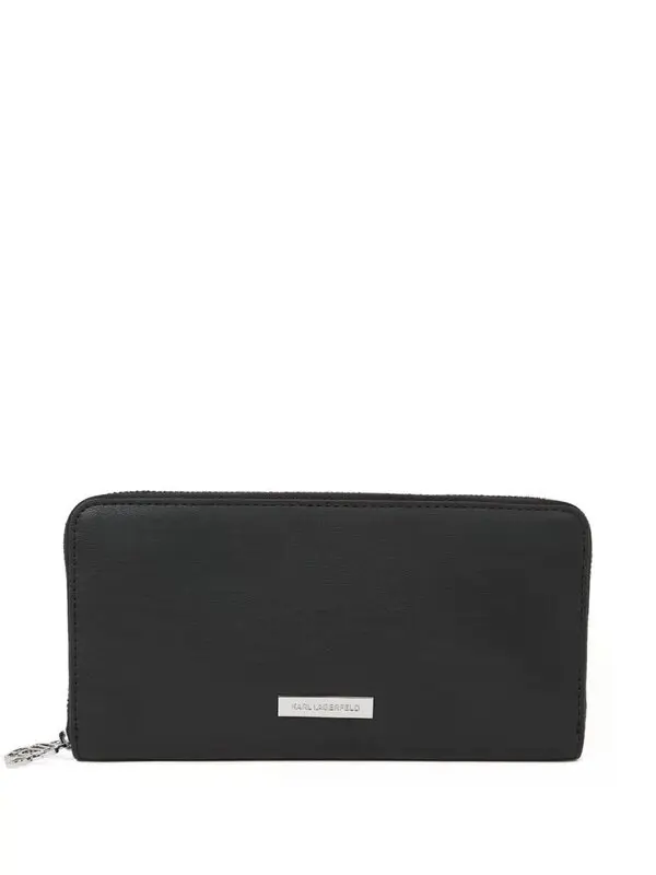 Karl Lagerfeld Ikon Continental Wallet - Black