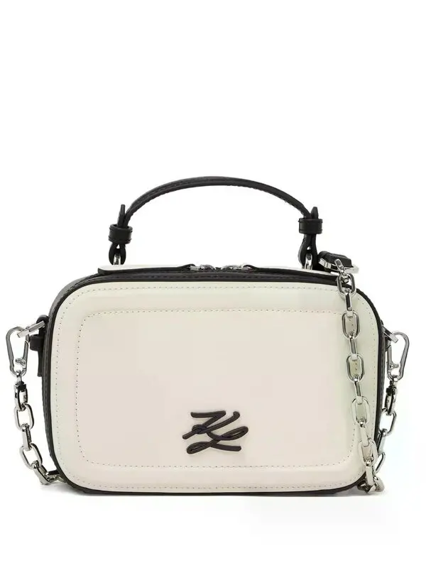 Karl Lagerfeld K/autograph Leather Cross Body Bag