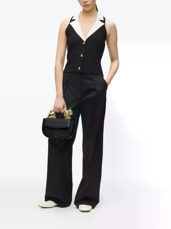 Karl Lagerfeld Leather Top Handle Bag