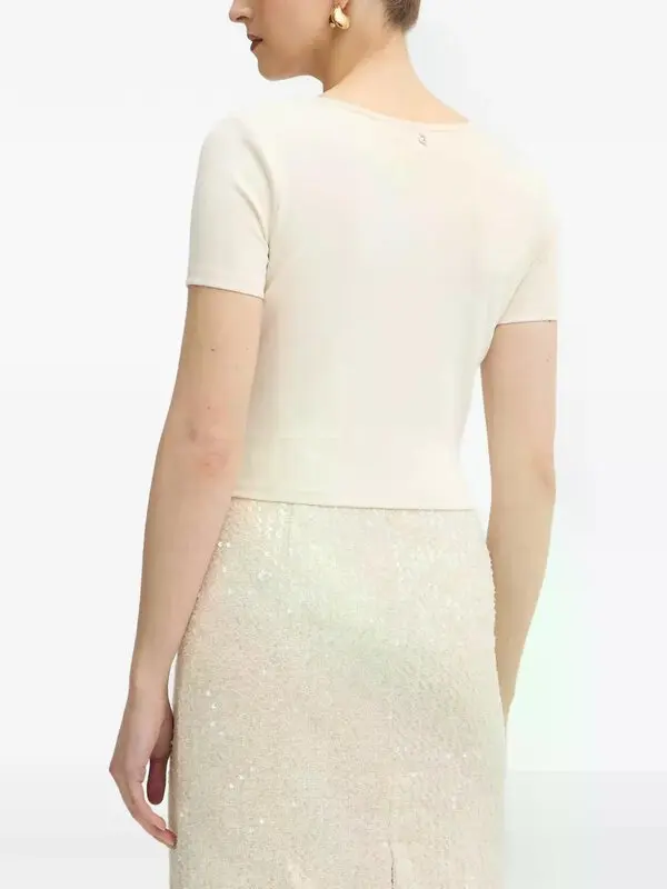 Guess Button-detail Top - Neutrals