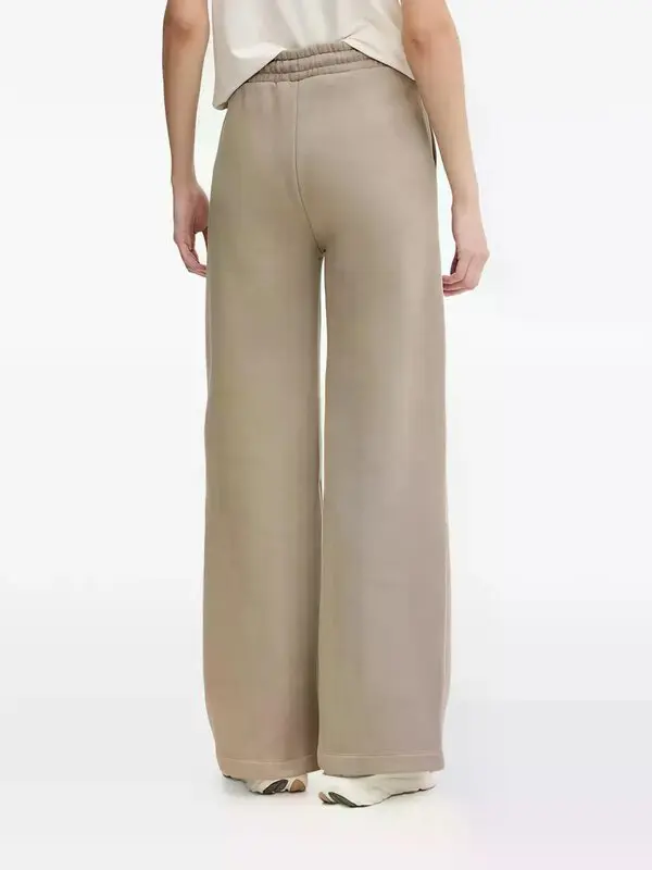 Guess Drawstring Wide-leg Track Pants - Neutrals
