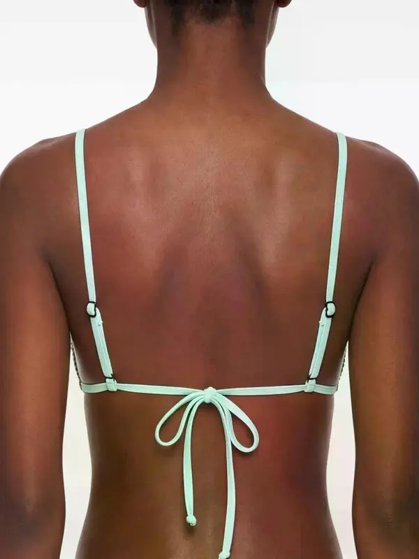 Bond Eye Luana Tie Bikini Top - Blue
