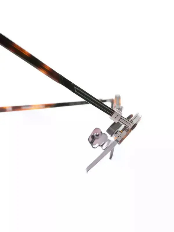 MOVITRA Nexus 03 Geometric-frame Eyeglasses - Brown