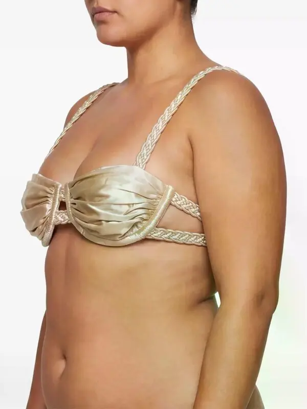 ISA BOULDER Weave Strap Bikini Top