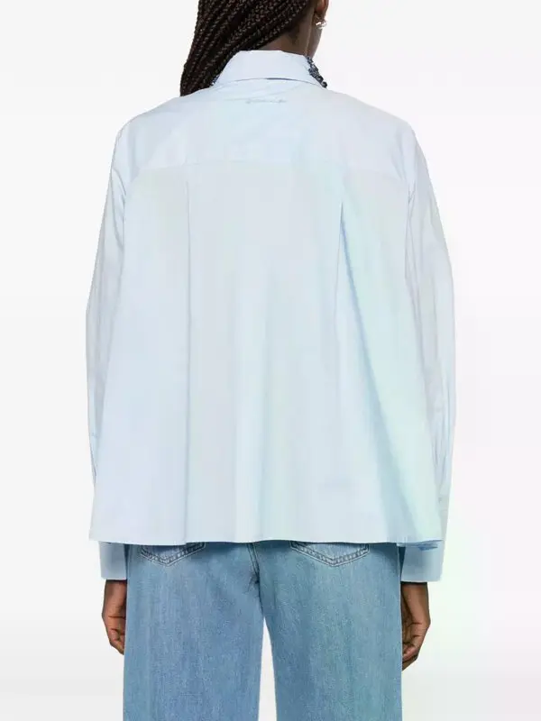 ERMANNO FIRENZE Beaded Ruffled Shirt