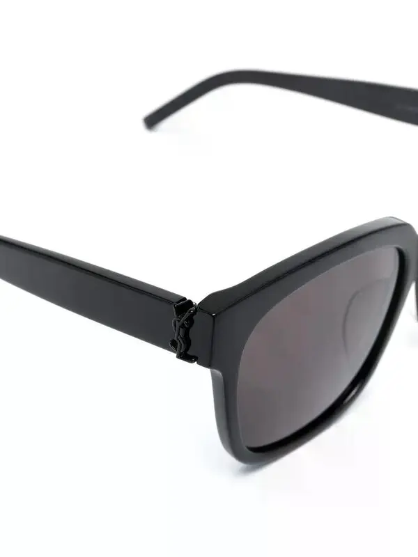 Saint Laurent Square Frame Sunglasses - Black