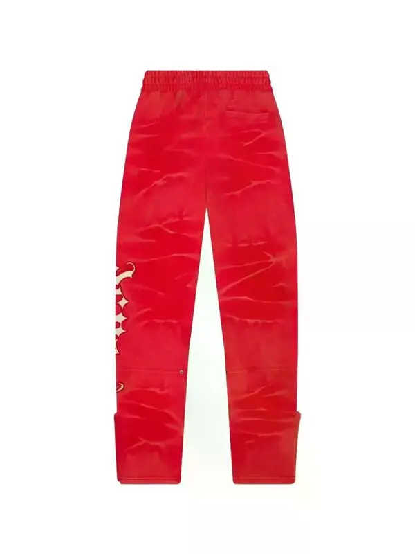 GODSPEED Logo Drawstring Trousers - Red