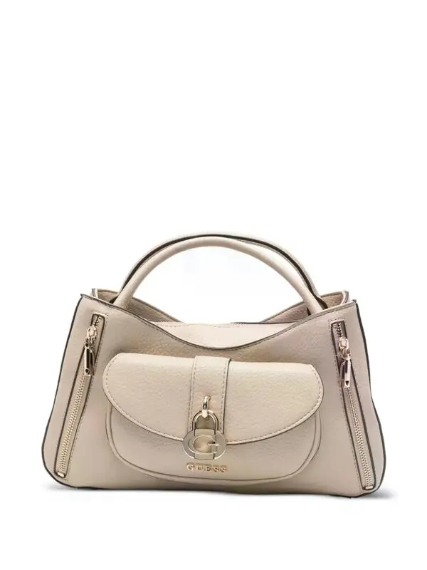 Guess Tote Bag With Top Handles And Detachable Shoulder Strap