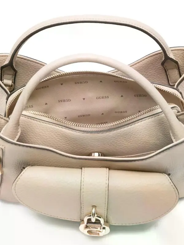 Guess Tote Bag With Top Handles And Detachable Shoulder Strap