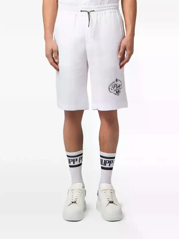 Philipp Plein Drawstring Embroidery Shorts