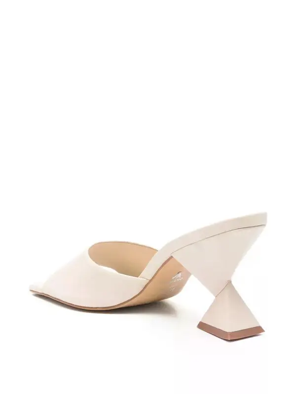 ANDREA CARRANO Geometric-heel Mules