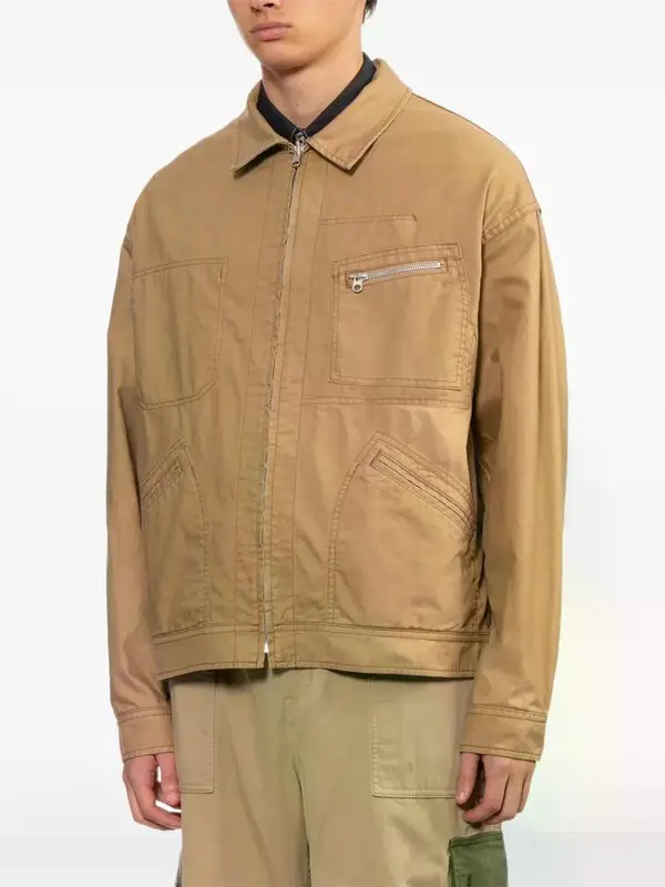 Comme Des Garçons Long-sleeved Military Jacket