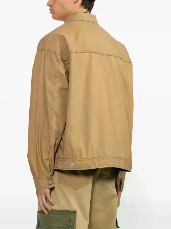 Comme Des Garçons Long-sleeved Military Jacket