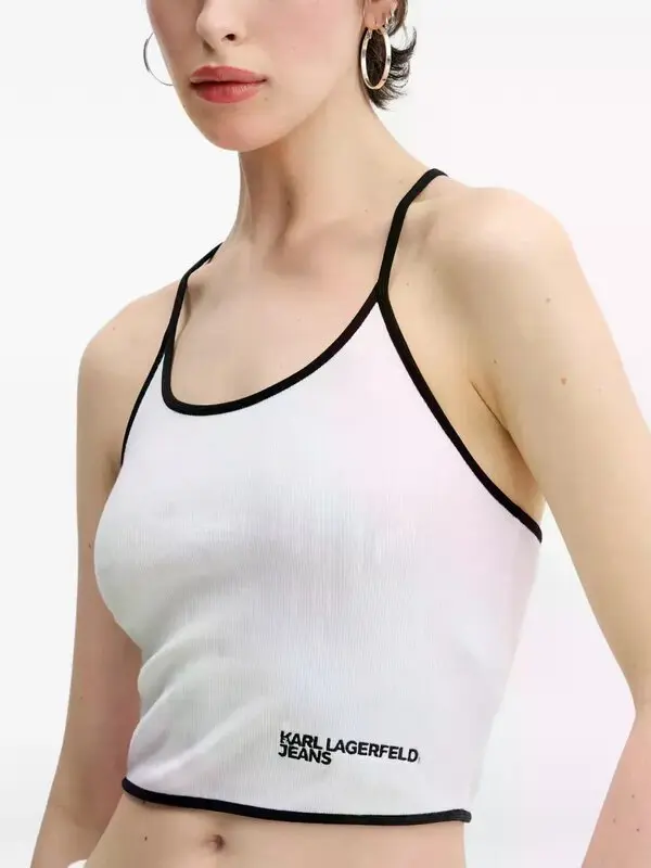 Karl Lagerfeld Logo-detail Tank Top