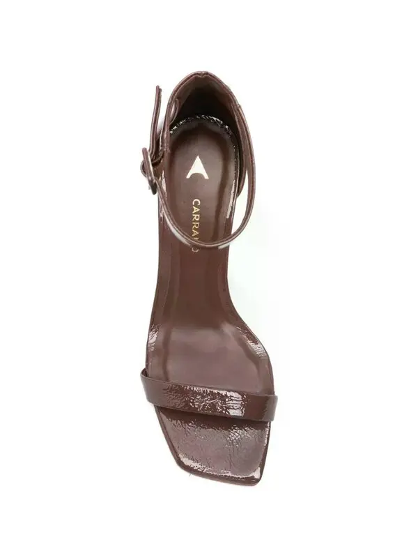 ANDREA CARRANO Buckle-strap Sandals - Brown