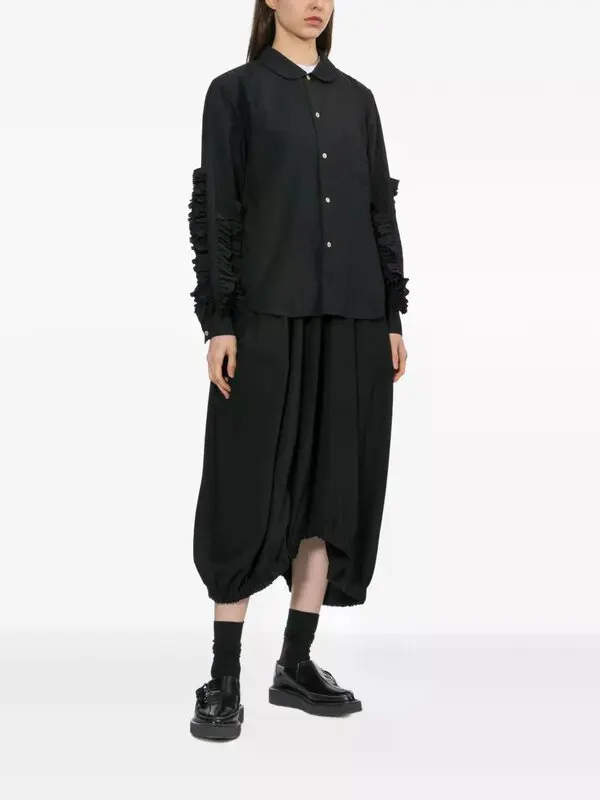 Comme Des Garçons Asymmetric-hem Midi Skirt