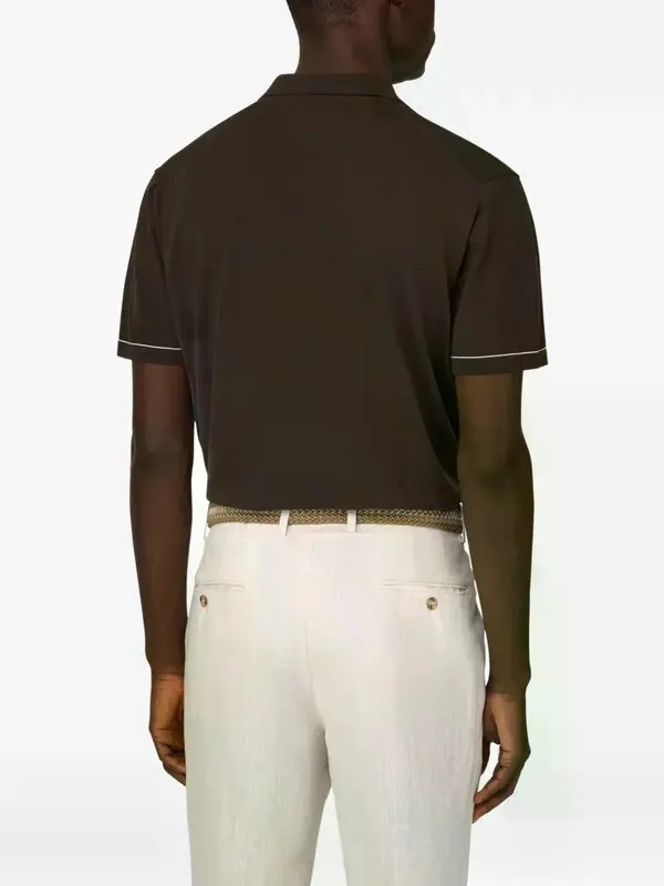 Boggi Milano Open-collar Polo Shirt