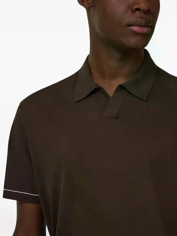 Boggi Milano Open-collar Polo Shirt