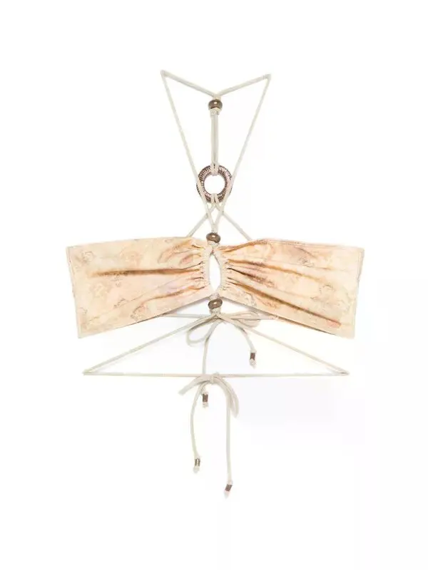 Isabel Marant Étoile Analia Ring Strap Bikini Top - Neutrals