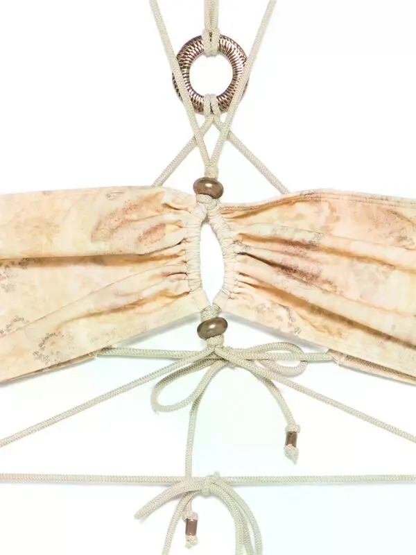 Isabel Marant Étoile Analia Ring Strap Bikini Top - Neutrals