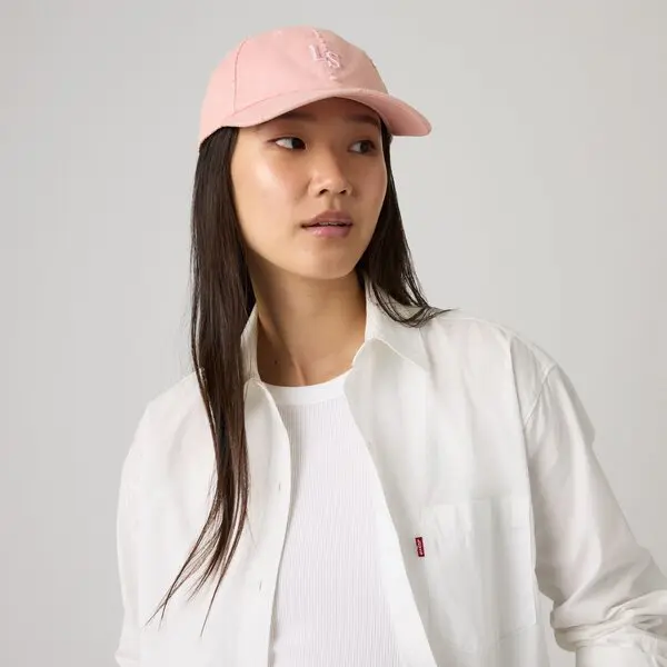 LEVI'S Monogram Cap - Washed Coral Blush
