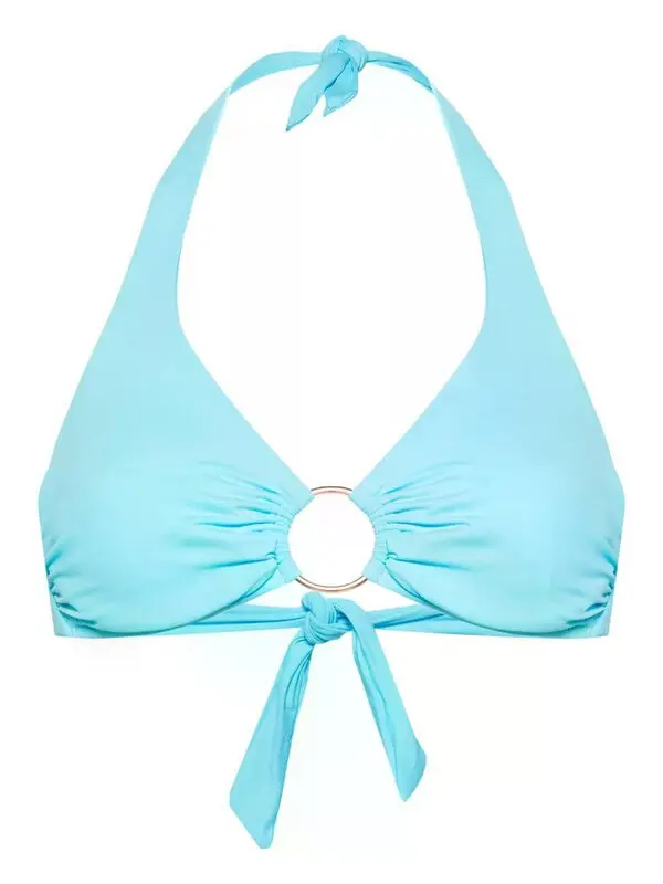 Melissa Odabash Brussels Ring-detailed Bikini Top - Blue