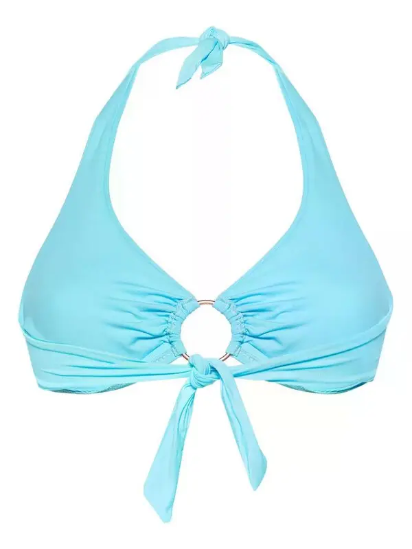 Melissa Odabash Brussels Ring-detailed Bikini Top - Blue
