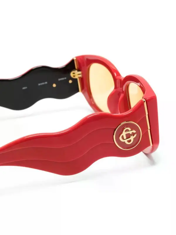 Casablanca Acetate Round Frame Sunglasses