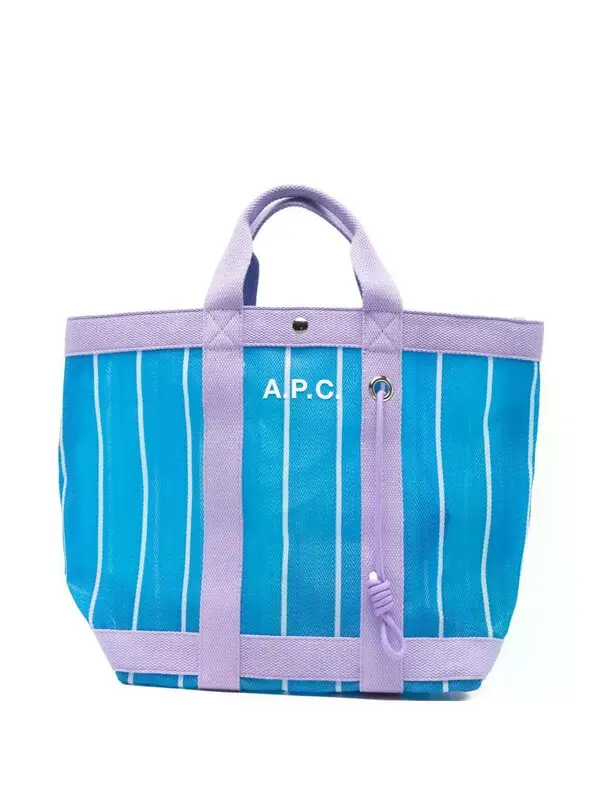 A.p.c. Striped Tote Bag