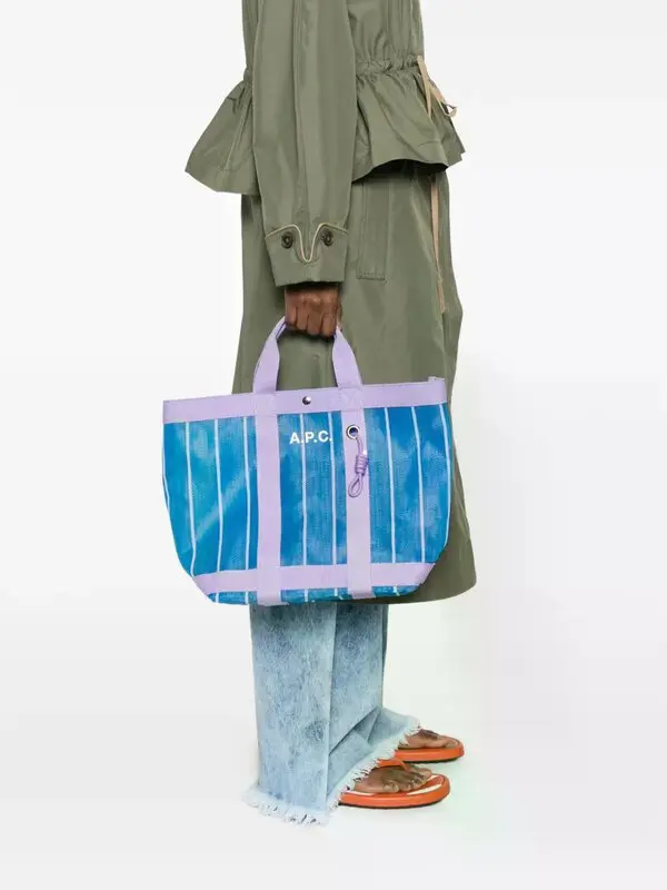 A.p.c. Striped Tote Bag