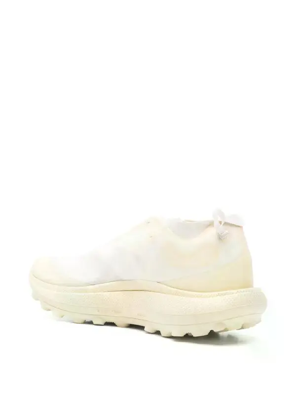 Satisfy The Rocker Laced Panelled Sneakers - White