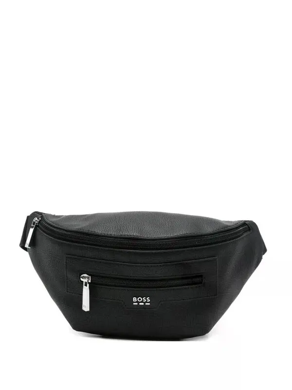 BOSS Logo Belt Bag - Black