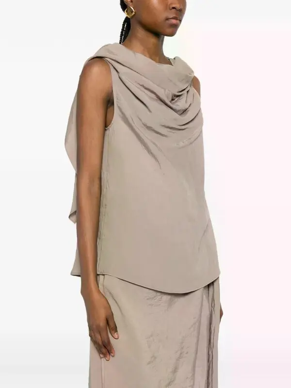 Sú Cowl-neck Blouse