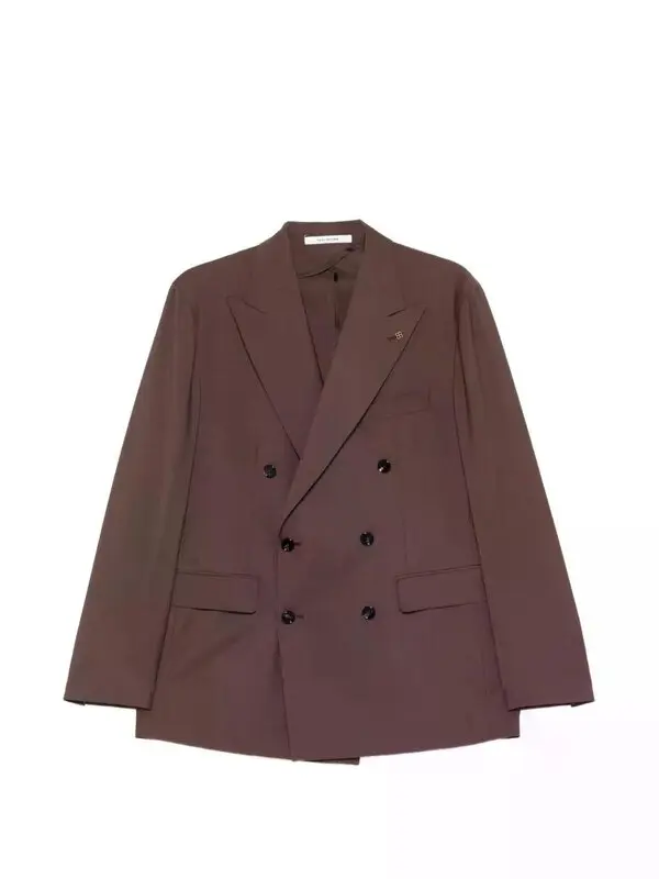 Tagliatore Double-breasted Blazer - Brown