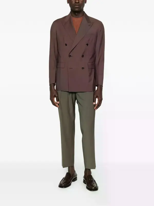 Tagliatore Double-breasted Blazer - Brown
