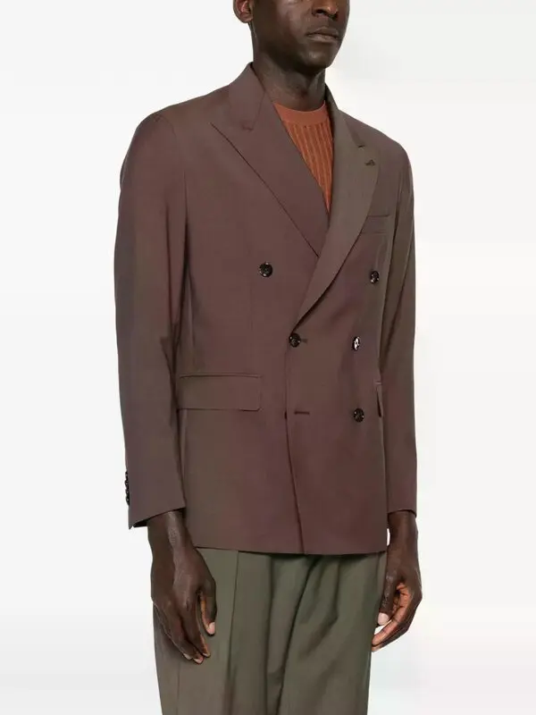 Tagliatore Double-breasted Blazer - Brown