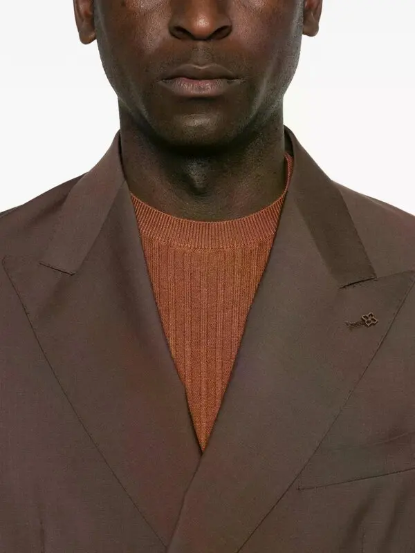 Tagliatore Double-breasted Blazer - Brown