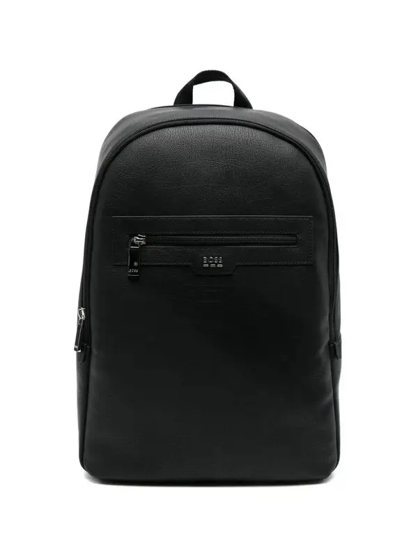 BOSS Backpack With Zip Pocket - Black