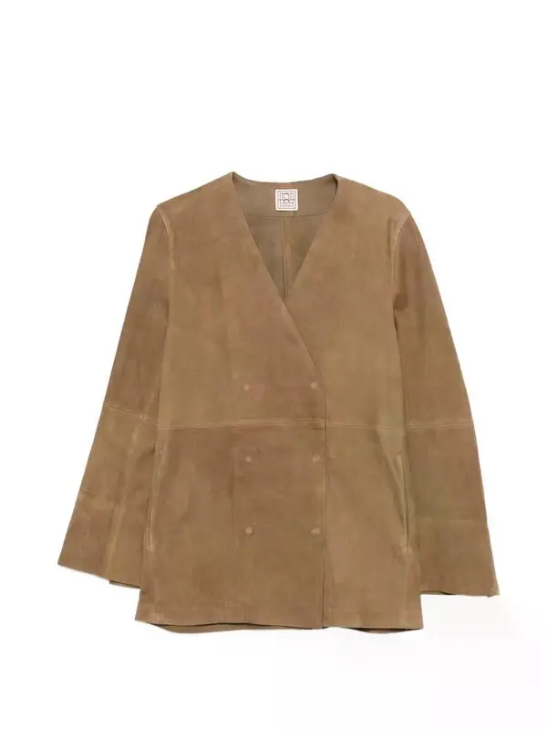 TOTEME Double-breasted V-neck Jacket
