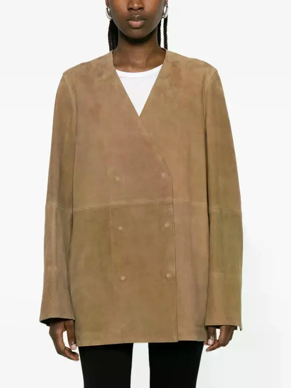 TOTEME Double-breasted V-neck Jacket