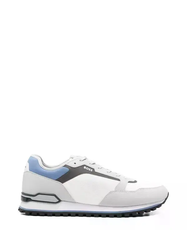 BOSS Panelled Lace-up Sneakers