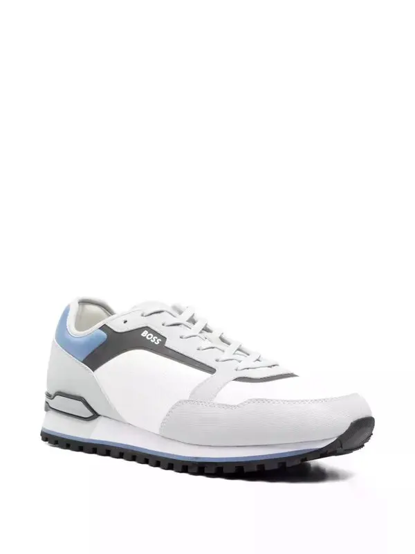 BOSS Panelled Lace-up Sneakers