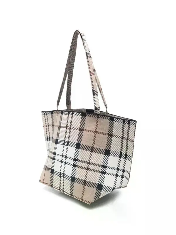 Barbour Plaid Tote Bag