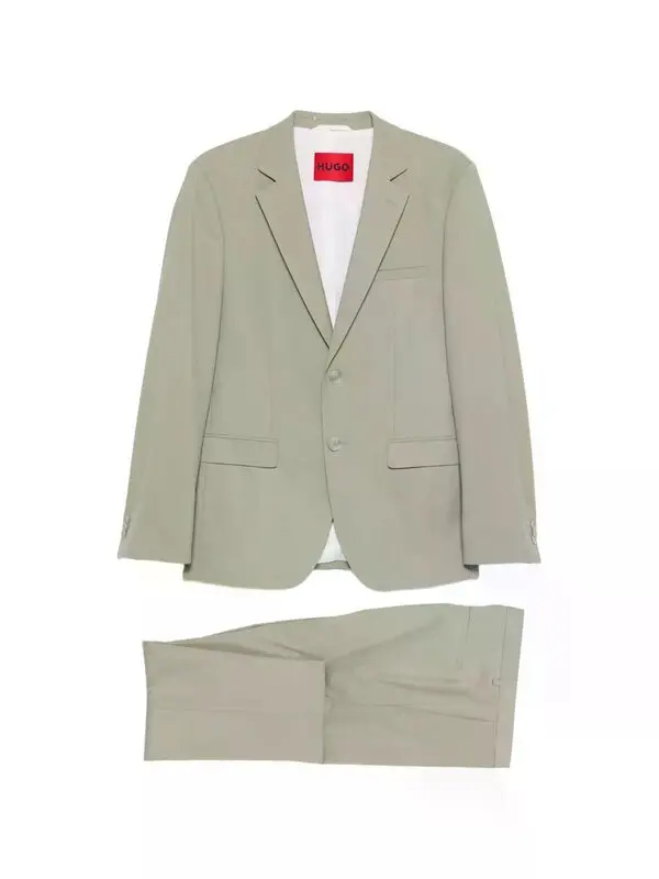 Hugo Buttoned Suit - Green