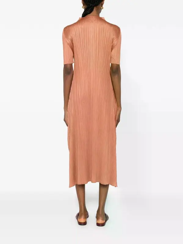 Issey Miyake March Pleated Midi Dress