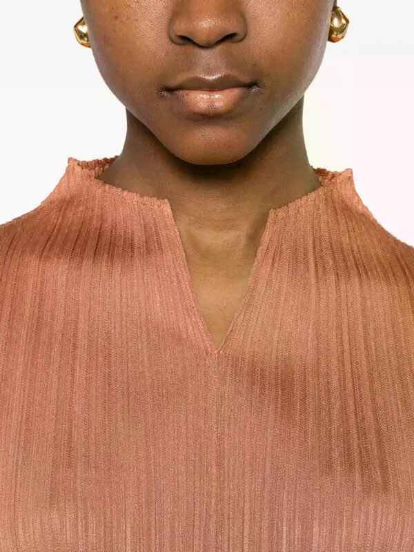 Issey Miyake March Pleated Midi Dress