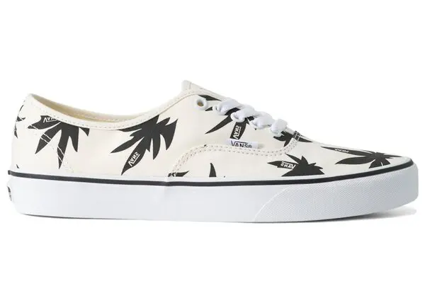 VANS Authentic Palmsin Sneakers - Marshmallow White/black