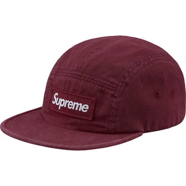 Supreme Military Camp Cap - Burgundy