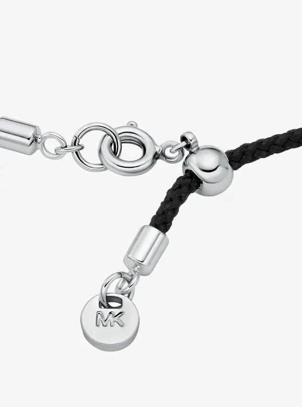 Michael Kors Pavé Logo Corded Bracelet
